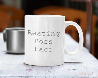 Resting Boss Face - Etsy