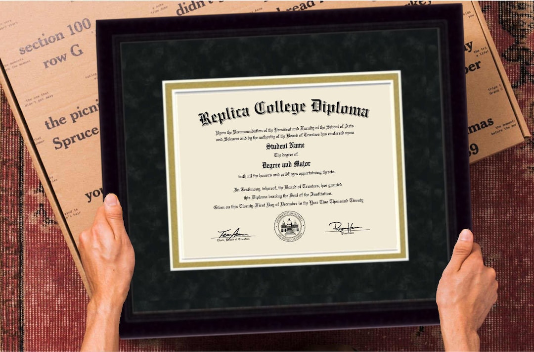 Frame for Diploma | 12x16 Diploma | Custom Diploma Picture Frame ...
