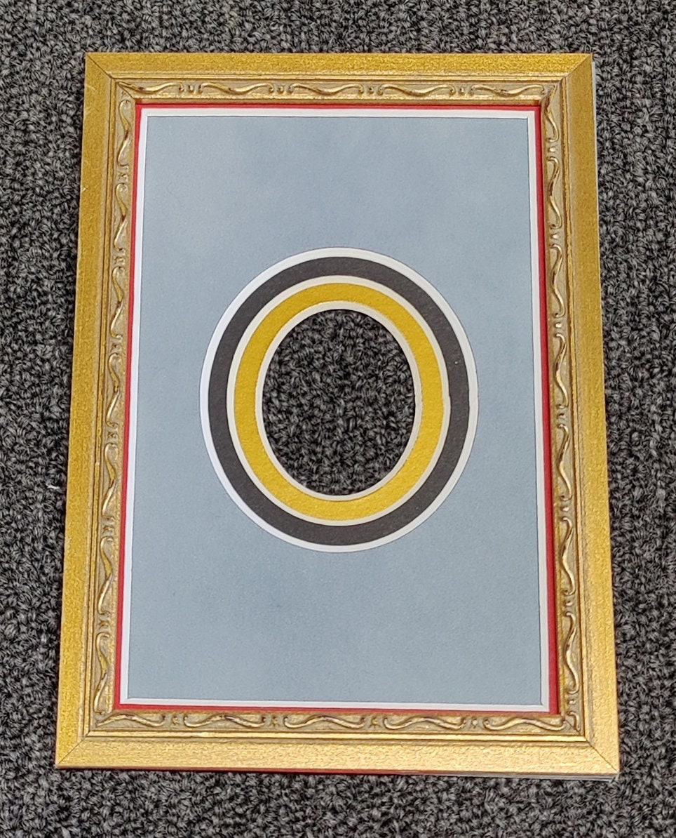 Round Matboard Opening Double Mat Custom Size Matting for - Etsy