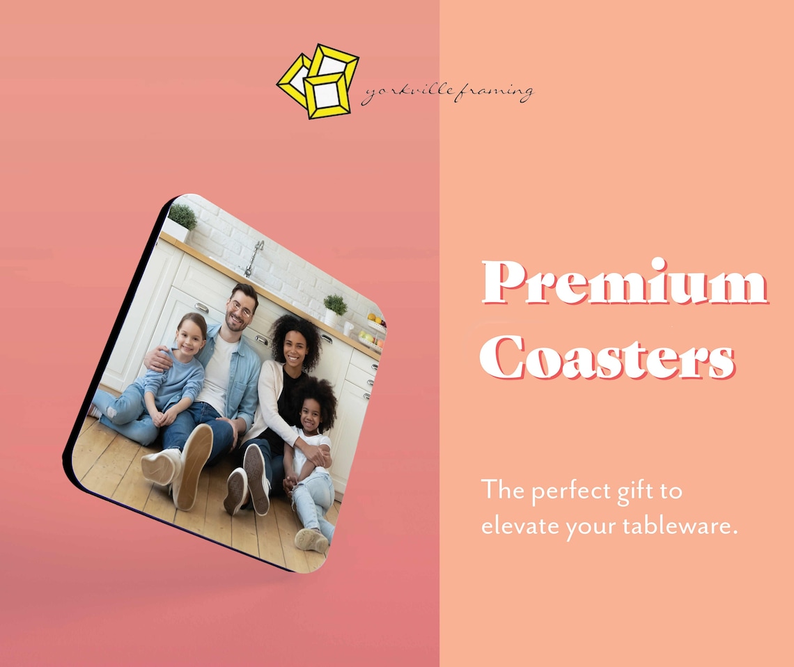 Personalized Coasters Photo Coaster Bar Coaster Wedding - Etsy