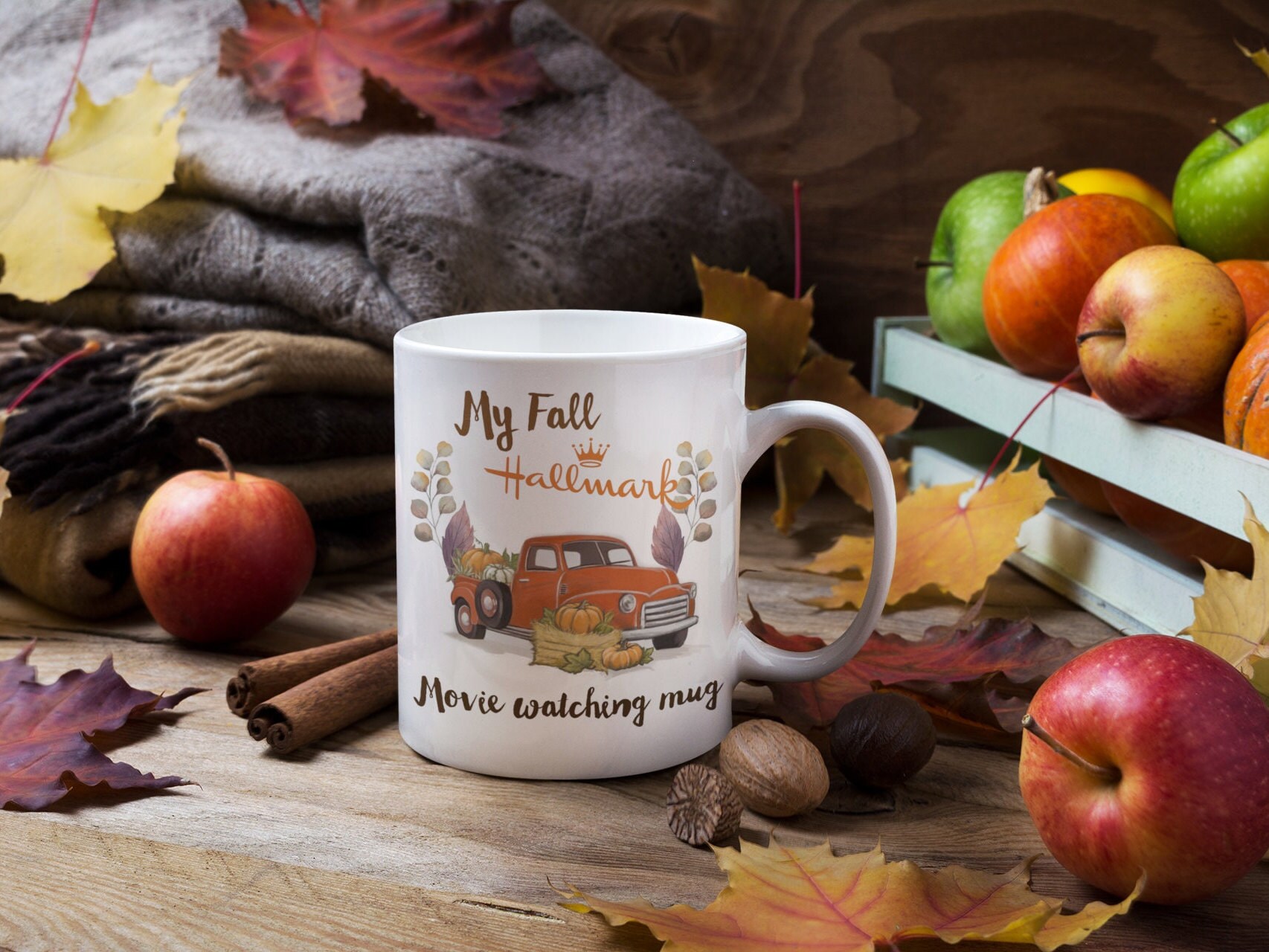 Hallmark Movie Mug Fall Mug Office Mug Fall Gift - Etsy