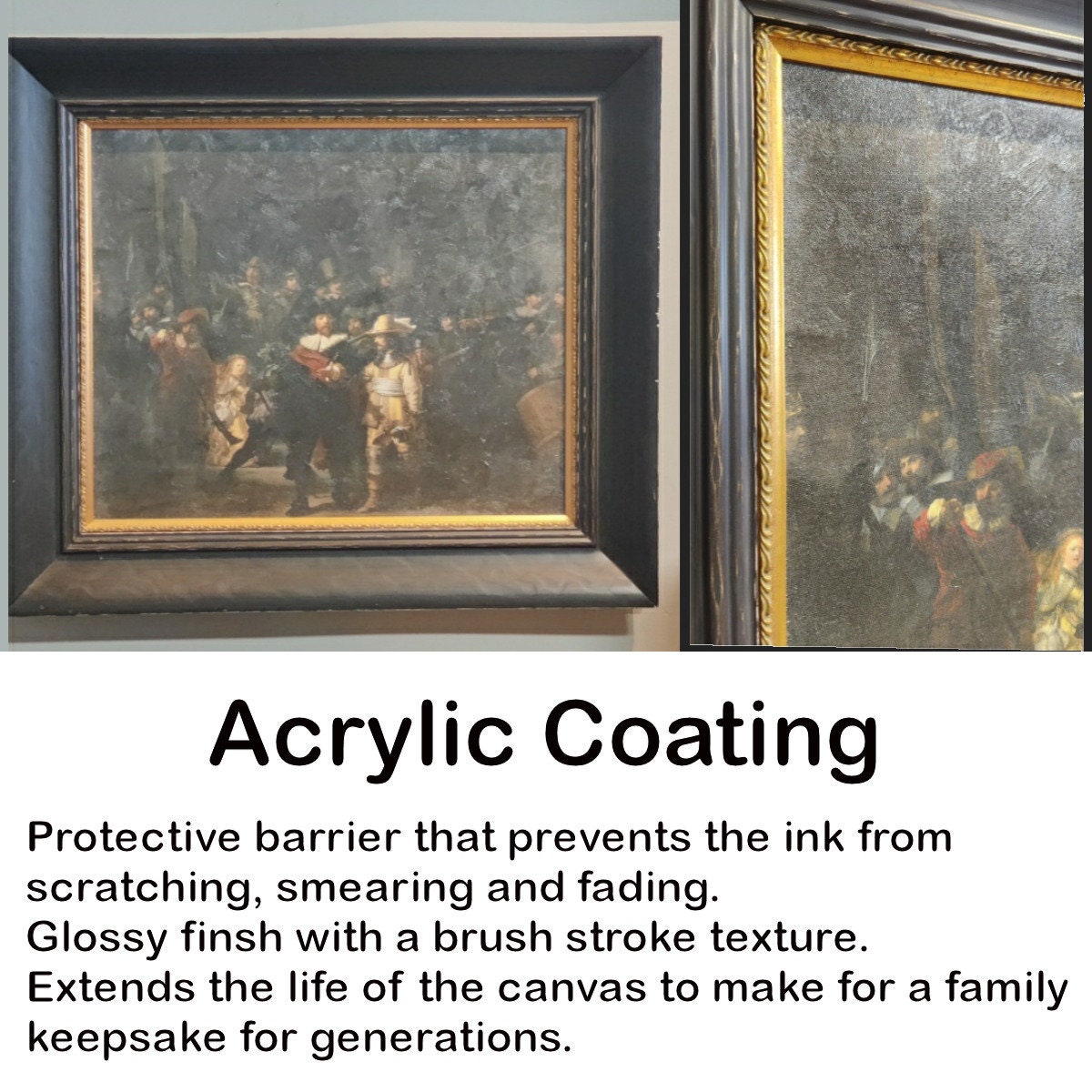 Custom Printed Canvas Personalized Wall Art Family Photo | Etsy