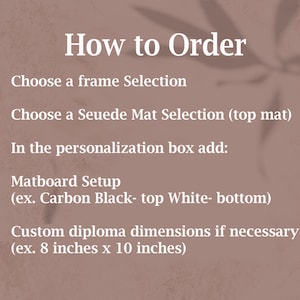 Frame for Diploma | 8.5x11 Diploma | Custom Diploma Picture Frame ...