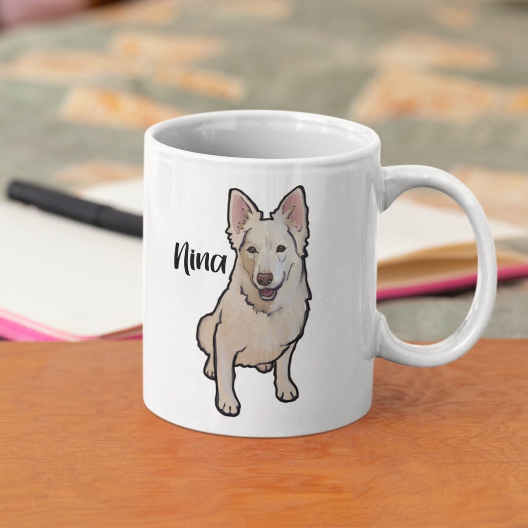 Pet Portrait Mug | Personalized Dog Coffee Mug | Custom Pet Mug | Pet ...