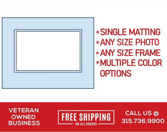 Single Mat Custom Size Matting for Frame Mat for Frame - Etsy