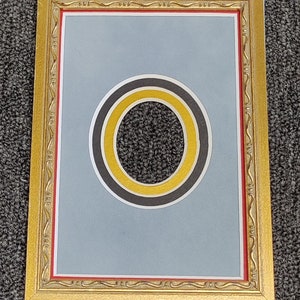 Square Mat | Round Opening | Double Mat | Custom Size Matting for Frame ...