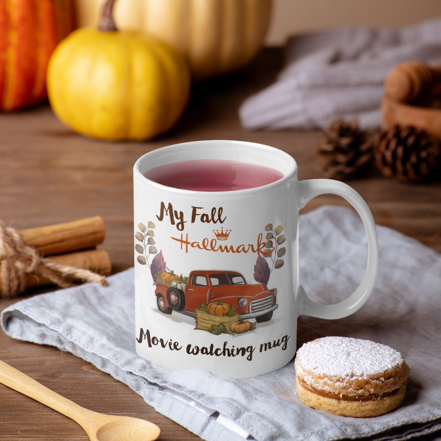 Hallmark Movie Mug Fall Mug Office Mug Fall Gift - Etsy