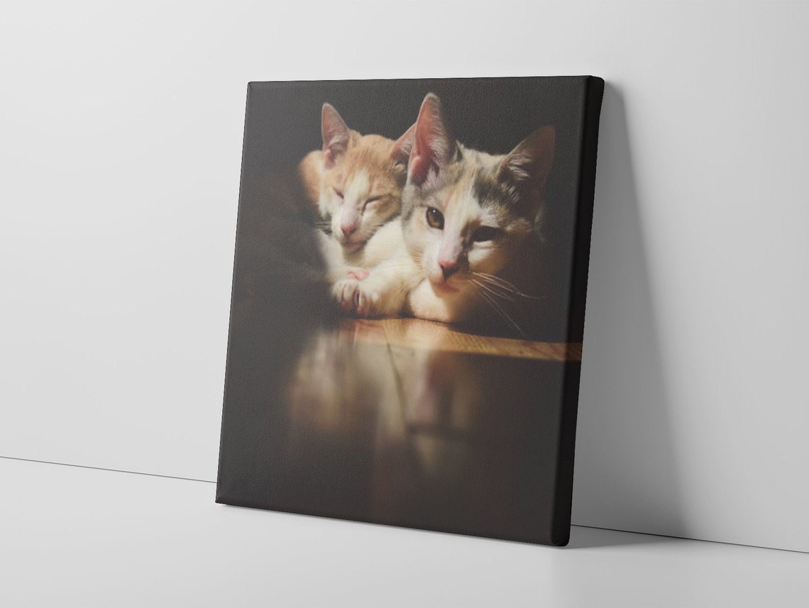 Custom Printed Canvas Personalized Wall Art Family Photo - Etsy