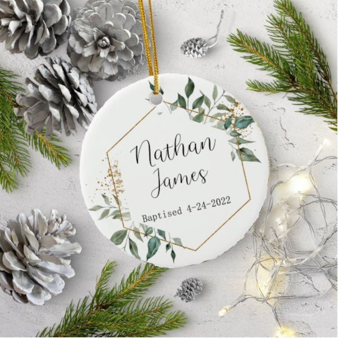 Baptism Keepsake | Baptism Ornament | Personalized Keepsake | Baptism ...