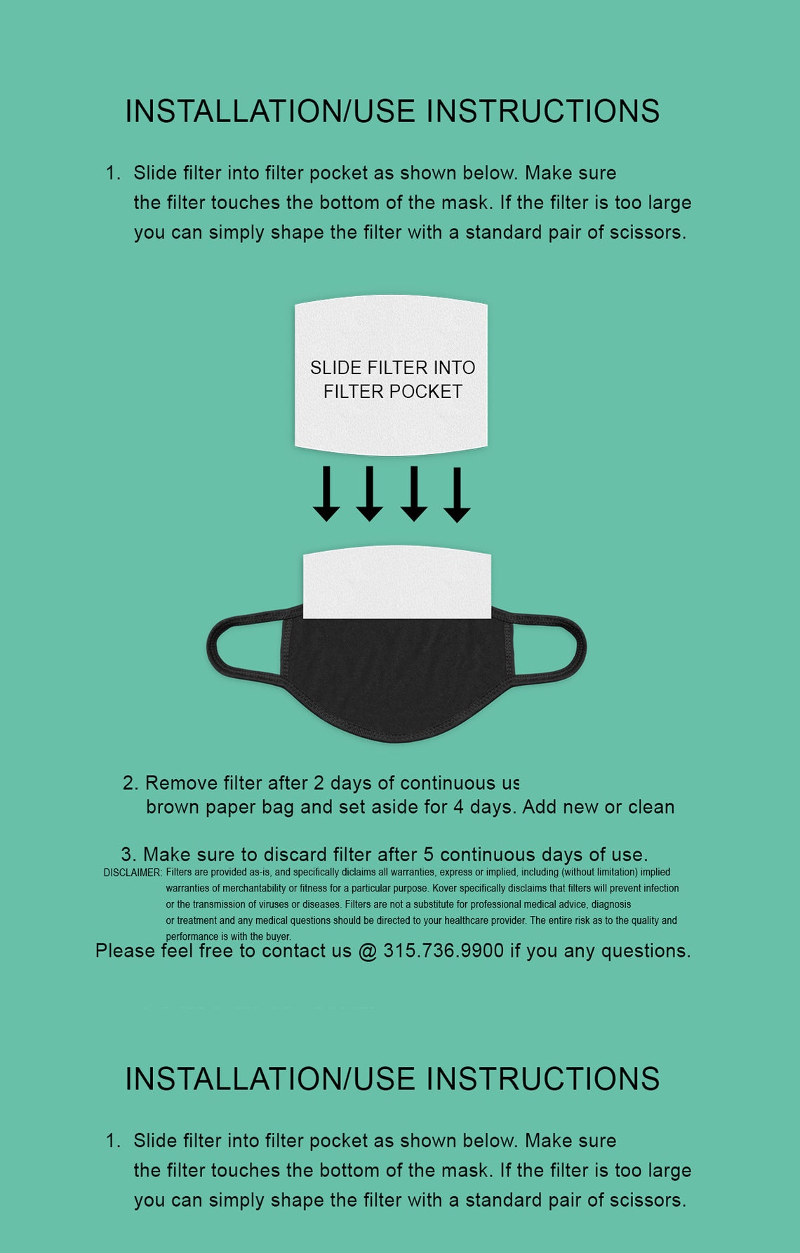 Filter for Mask Face Mask Filter Filter for Face Mask - Etsy