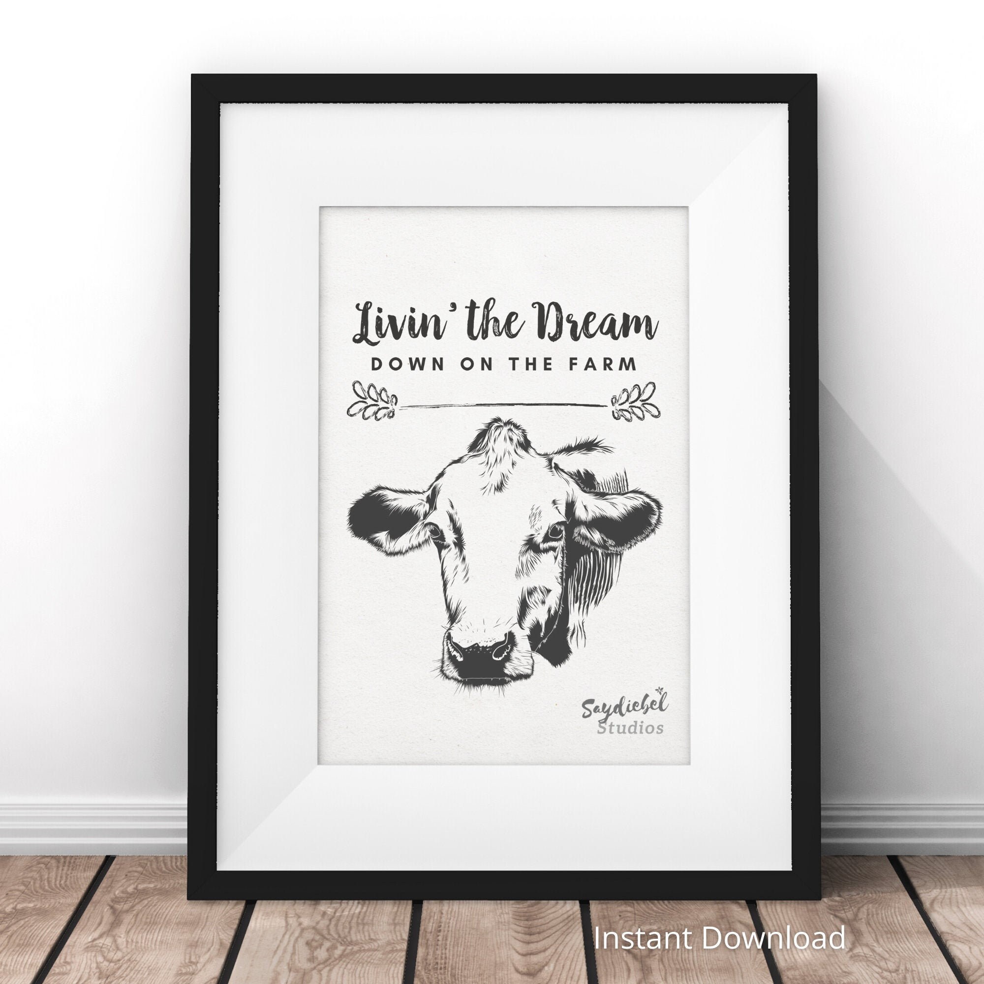 Livin' the Dream Down on the Farm Digital - Etsy