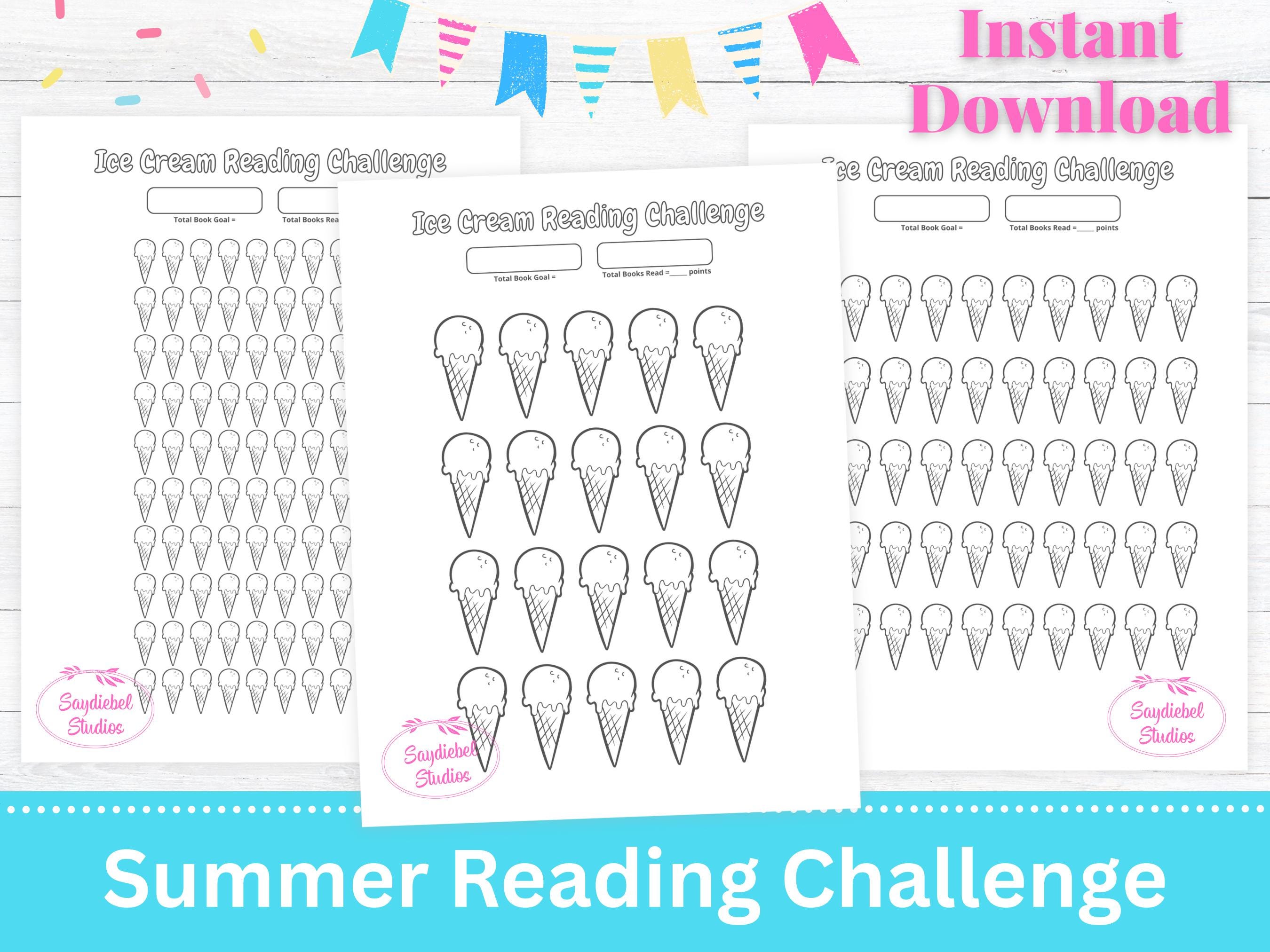 Reading Challenge Printable, Summer Reading Challenge Printable ...