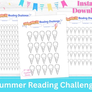 Reading Challenge Printable, Summer Reading Challenge Printable ...