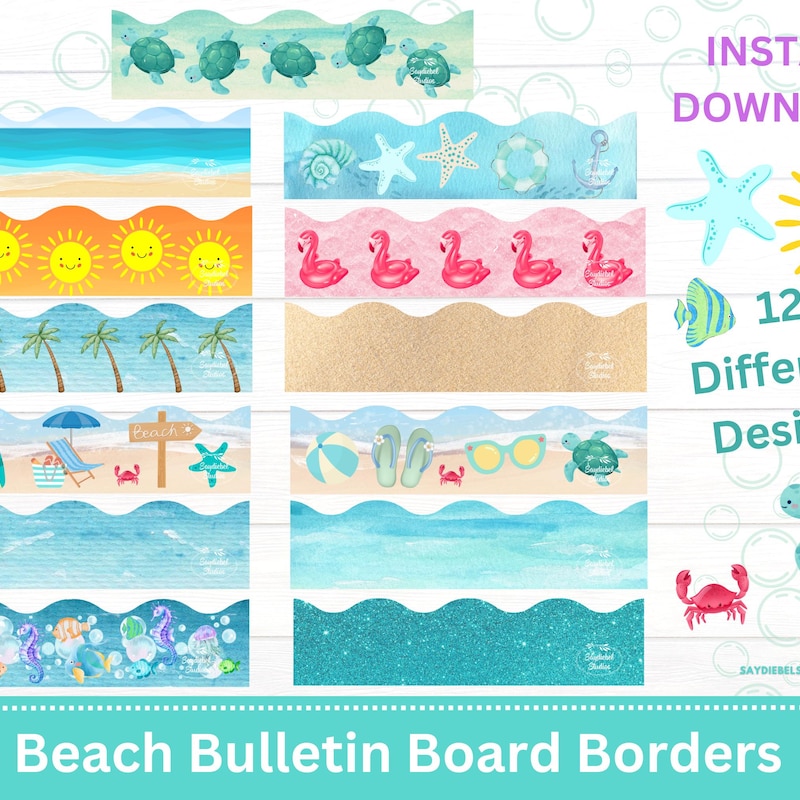 Beach Bulletin Board - Etsy