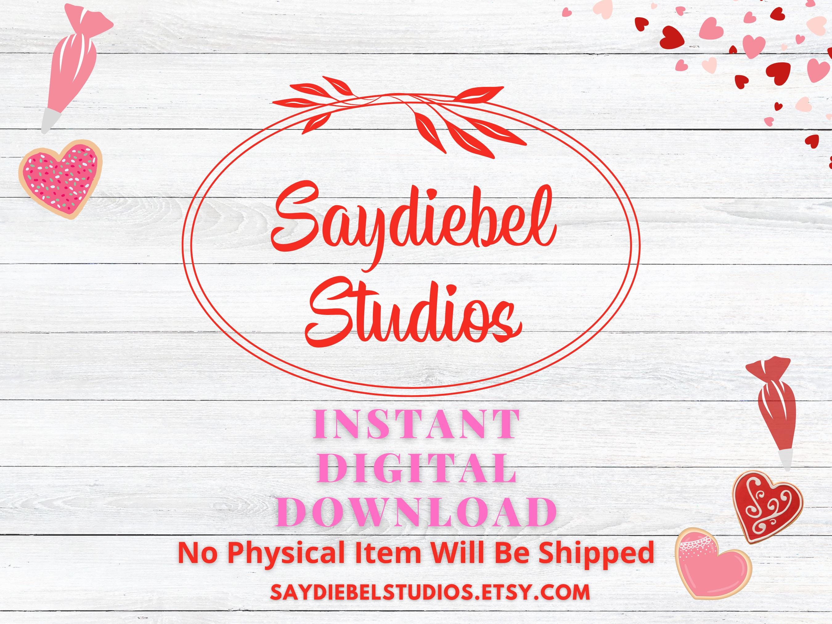 Valentine's DIY Cookie Kit Instruction Card Printable (PDF) - Etsy