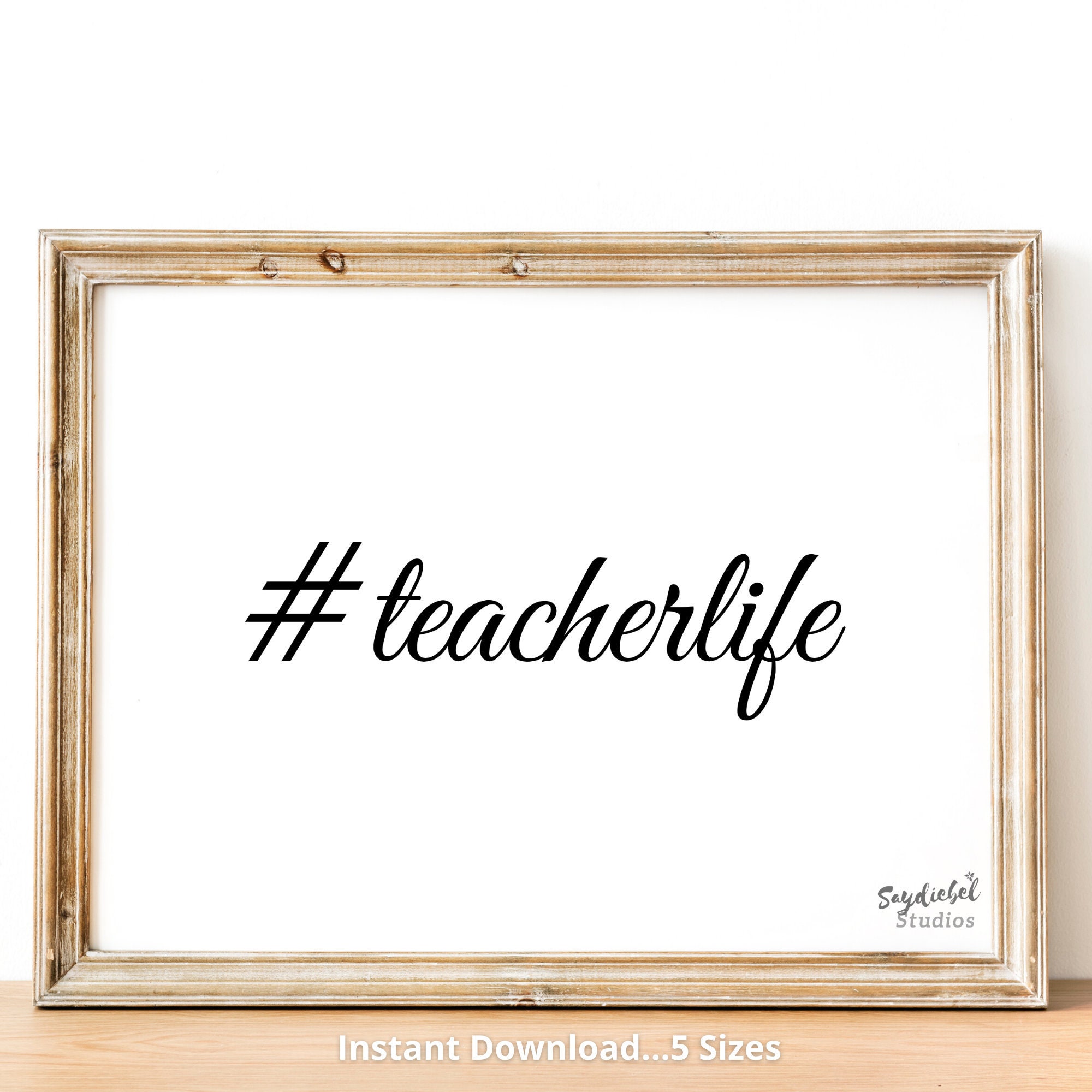 Teacher Life Digital Printable/Teacher Life Printable/Teacher | Etsy