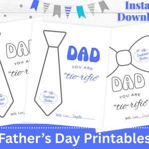 Kids Thumbprint Keepsake for Dad, Father's Day Classroom Craft, Father ...