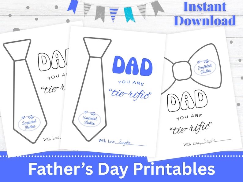 Kids Thumbprint Keepsake for Dad, Father's Day Classroom Craft, Father ...