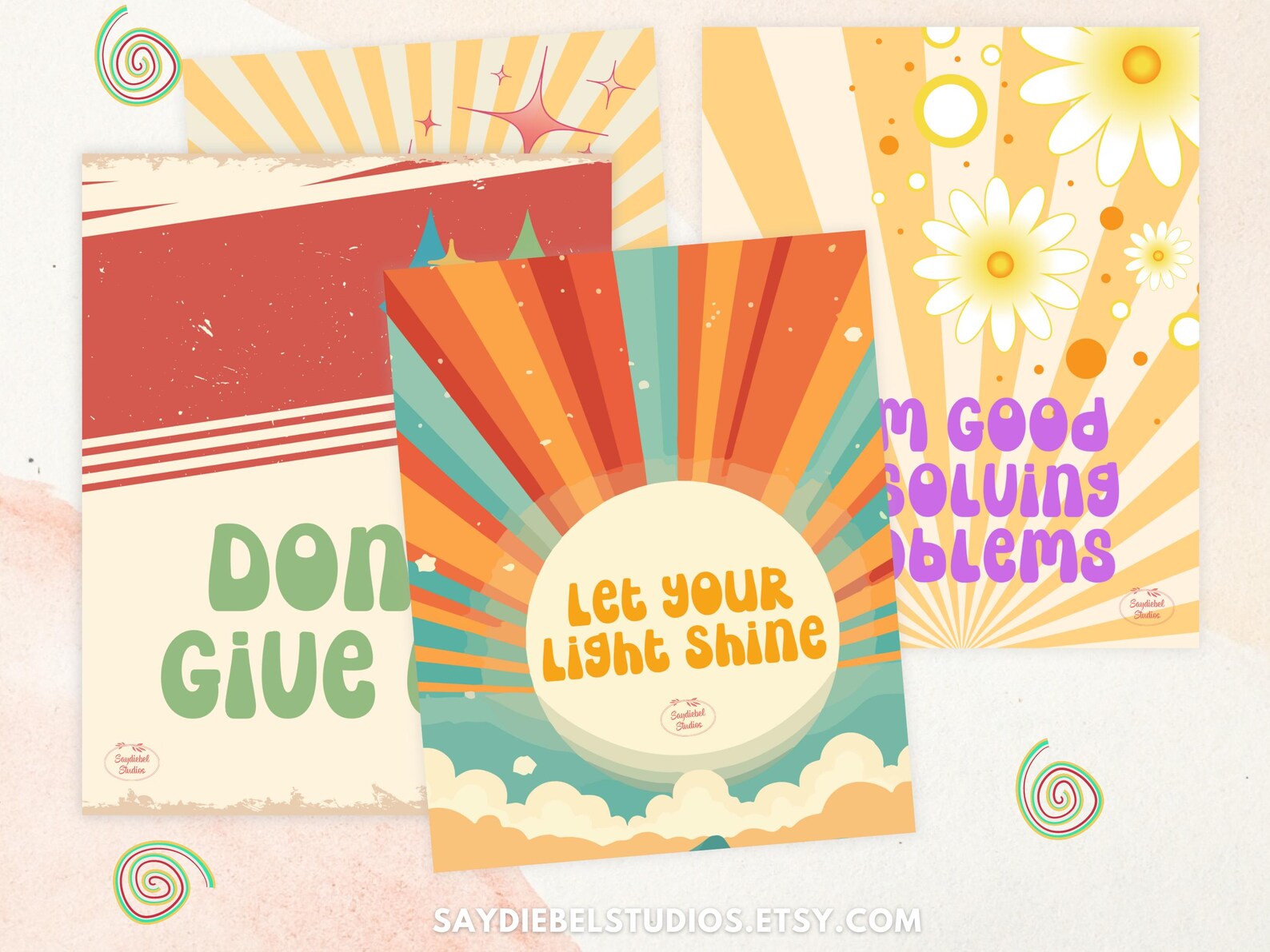 Retro Classroom Affirmation Posters: Growth Mindset Decor (digital ...