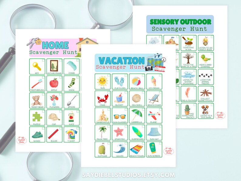 Printable Kids Scavenger Hunts, Kids Scavenger Hunt, Kids Nature ...