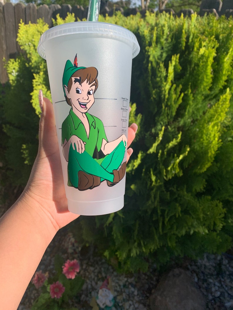 Disney Peter Pan Inspired Starbucks Cup - Etsy
