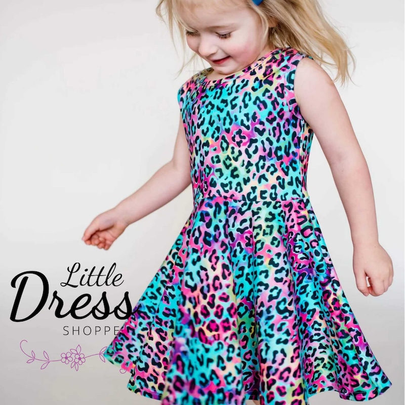 Pink Leopard Dress - Etsy