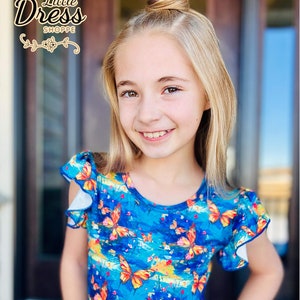 Water Color Butterfly Twirly Dress, Twirl, Painting, Pockets, Spinning ...