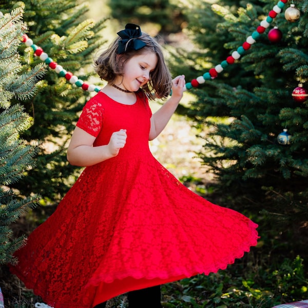 Girls Holiday Dress Etsy