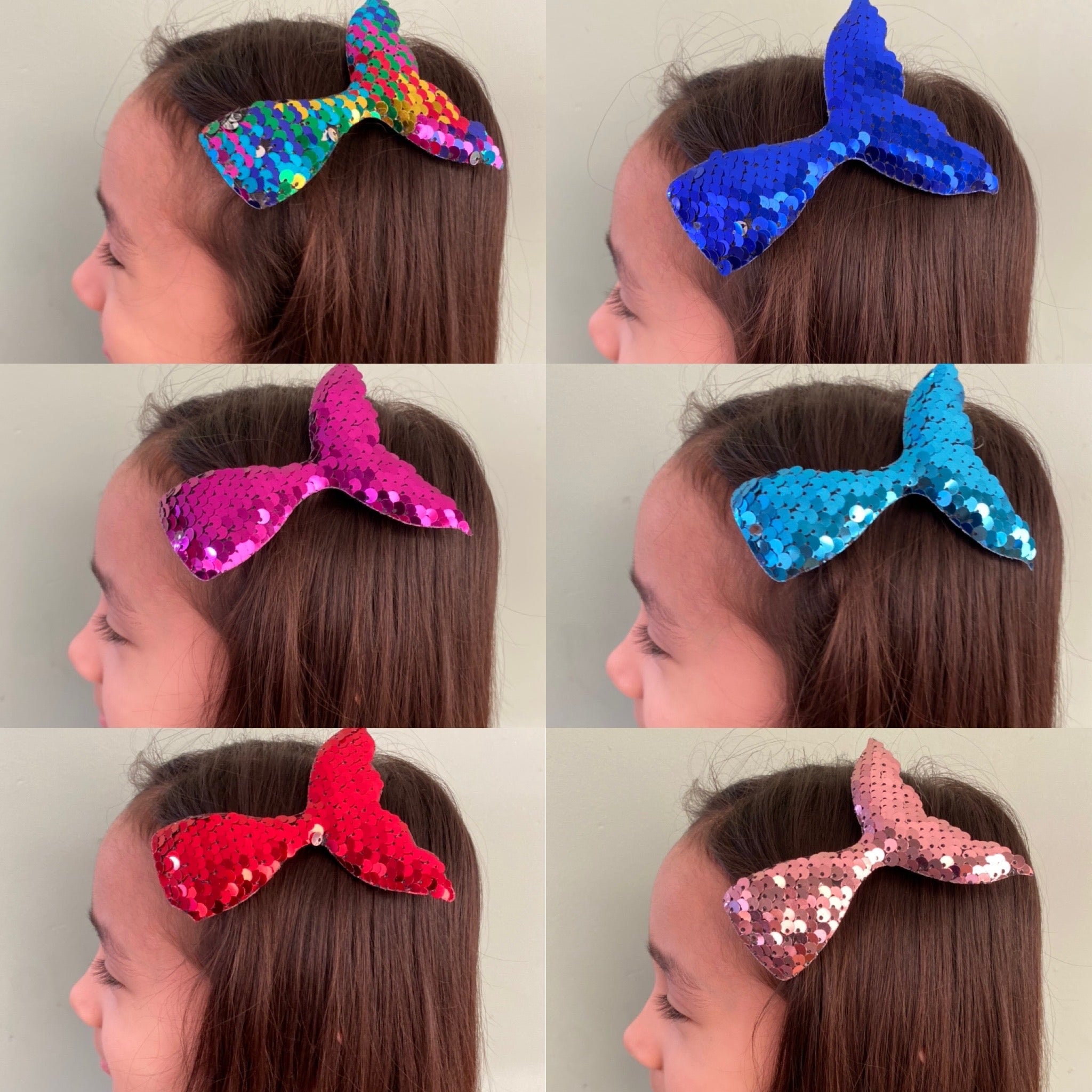 Mermaid Tail Hair Clip, Kids, Girls, Shimmer, Fancy, Hair, Accessories ...