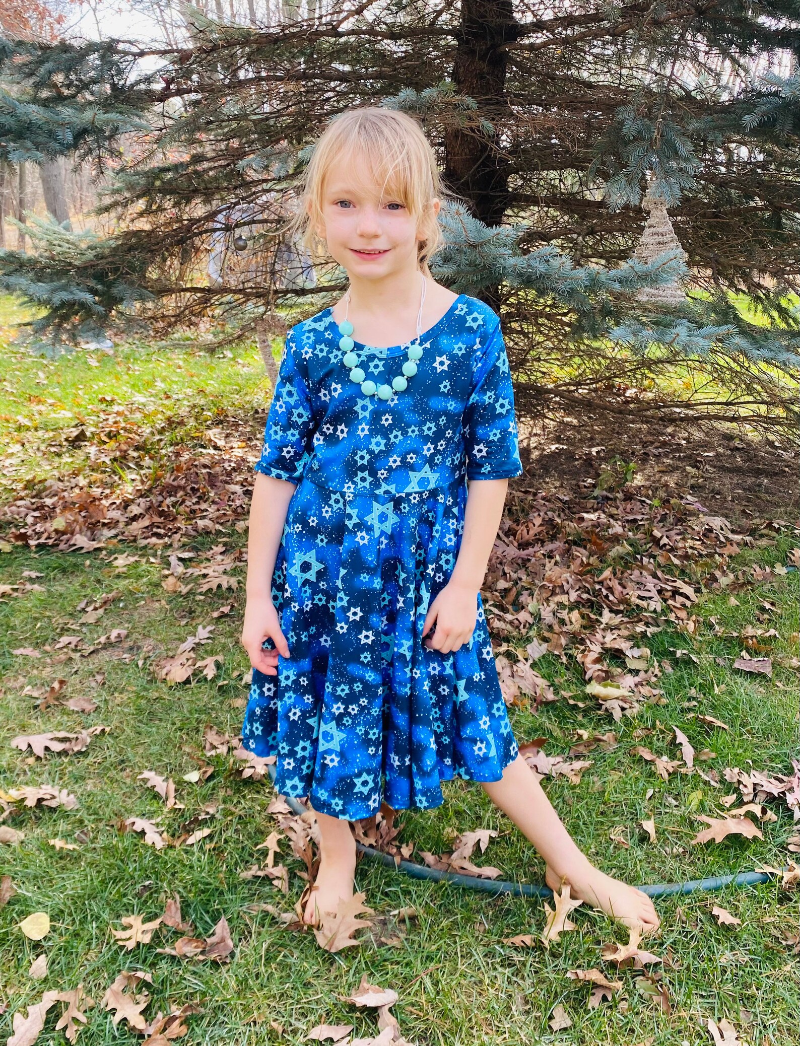 Passover, Hanaukkah Dress, Star of David, Holiday Dress, Girl Dress ...