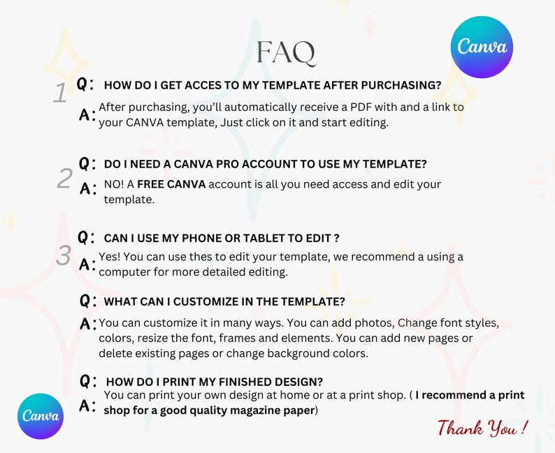 Customizable Wedding Magazine Template | Editable Canva Program ...