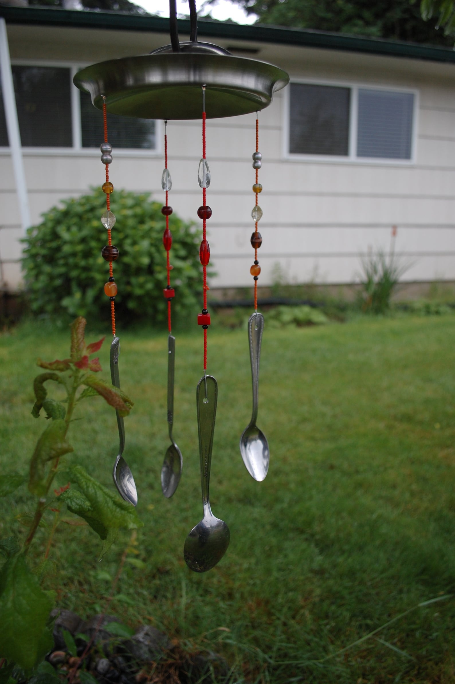 Pot Lid Spoon Wind Chime - Etsy