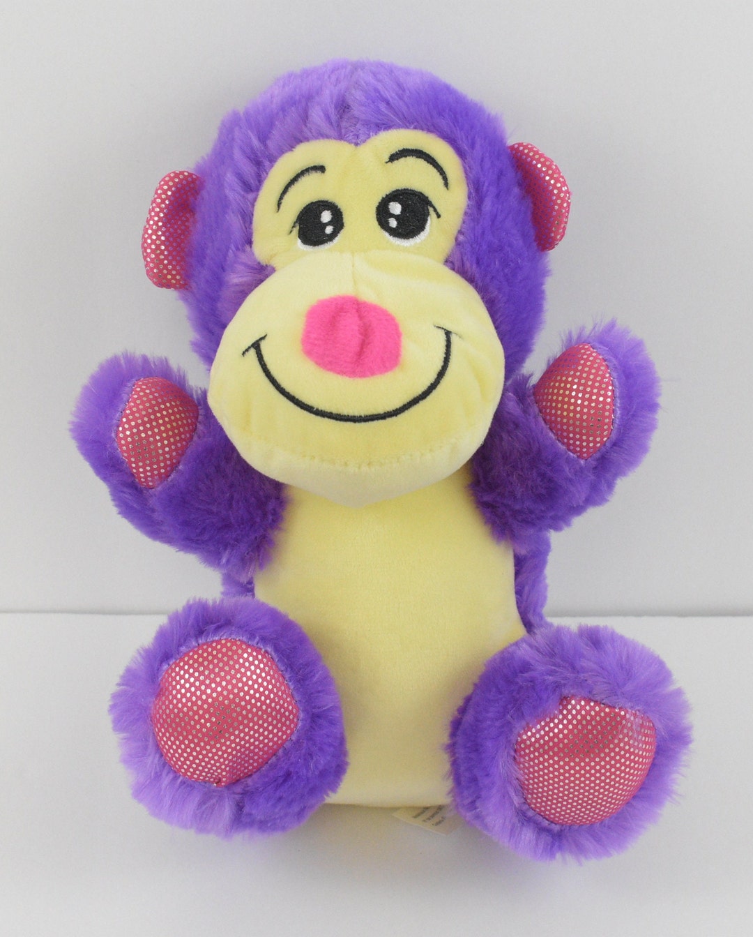 A&A Global Purple Monkey Stuffed Animal - Etsy