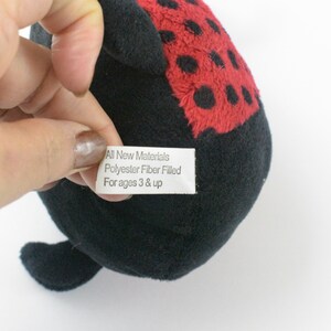 Toymax Ladybug Soft Red & Black Ladybug Stuffed Animal Plush - Etsy