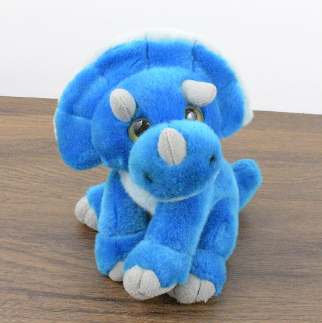 Blue Triceratops Wild Republic Dinosaur Stuffed Animal Plush Toy - Etsy
