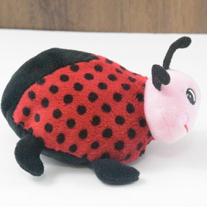 Toymax Ladybug Soft Red & Black Ladybug Stuffed Animal Plush - Etsy