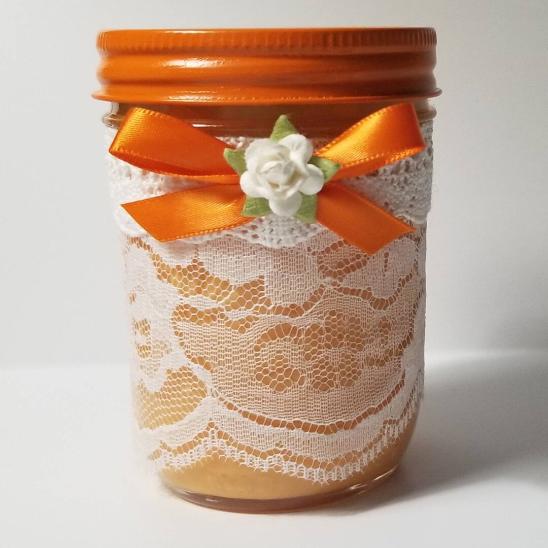 8 Oz Orange Creamsicle orange Vanilla Ice Cream Candle Soy Candle in ...