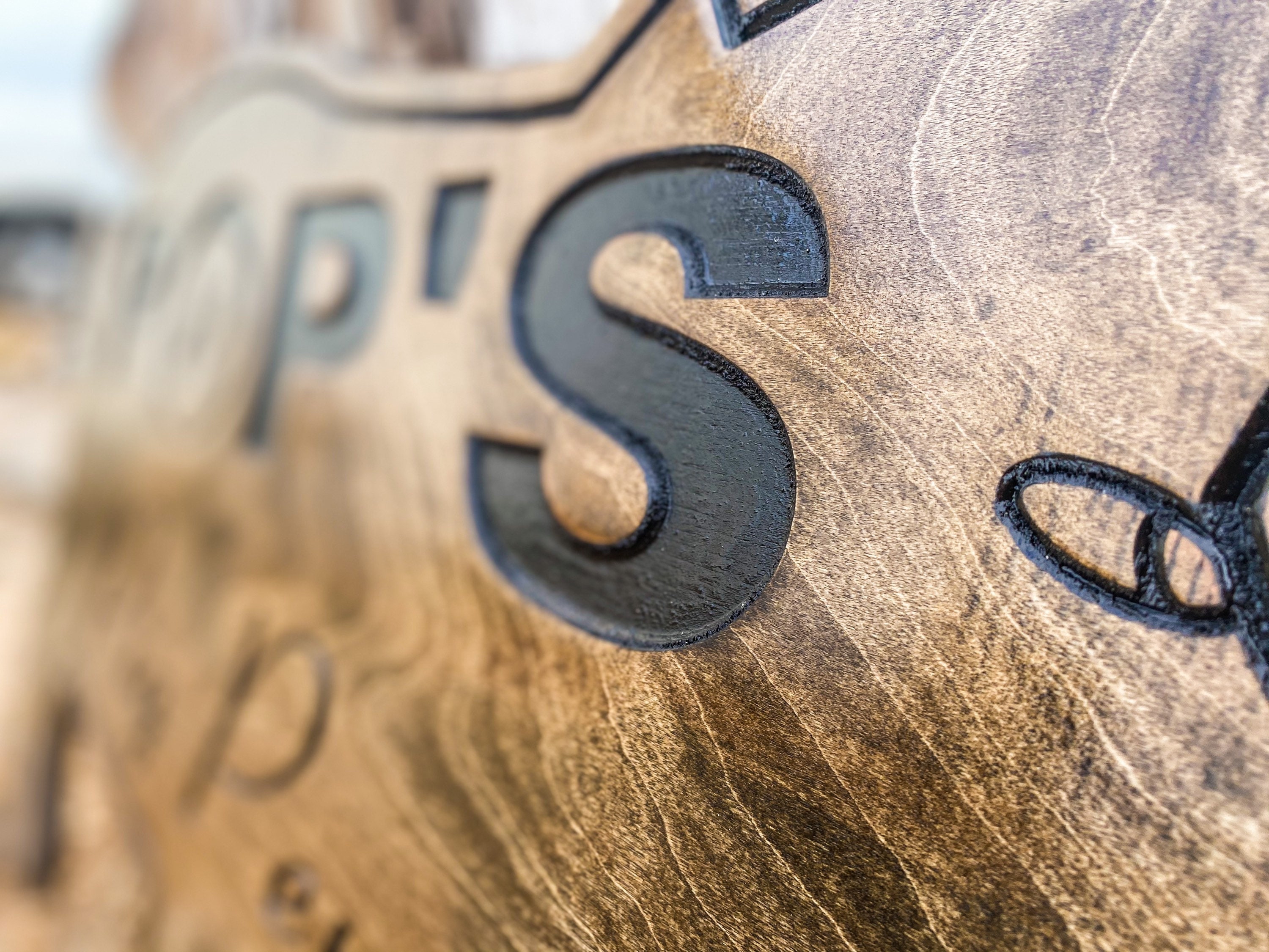 Pops Pig Pen Sign Custom Pig Sign Housewarming Gift Framed Wood Pig ...