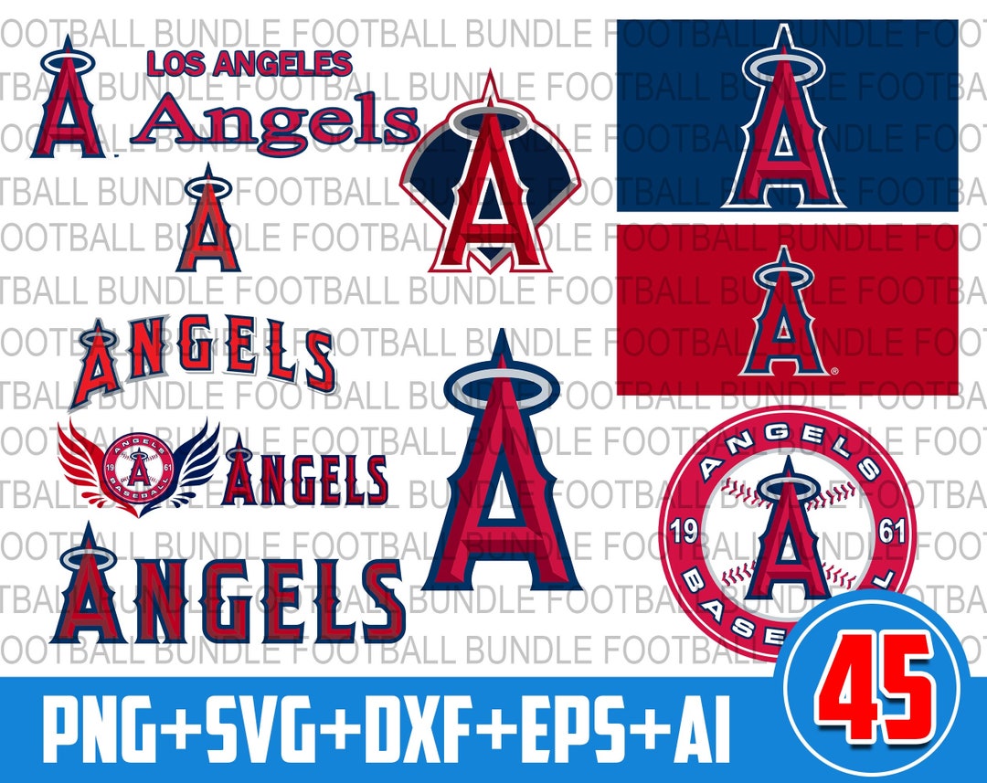 Los Angeles Baseball Png Svg Angels Png Svg Baseball Team - Etsy UK