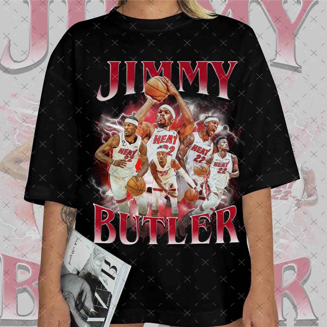 Vintage Jimmy Butler Graphic 90s Bootleg Unisex T-shirt, Jimmy Butler ...
