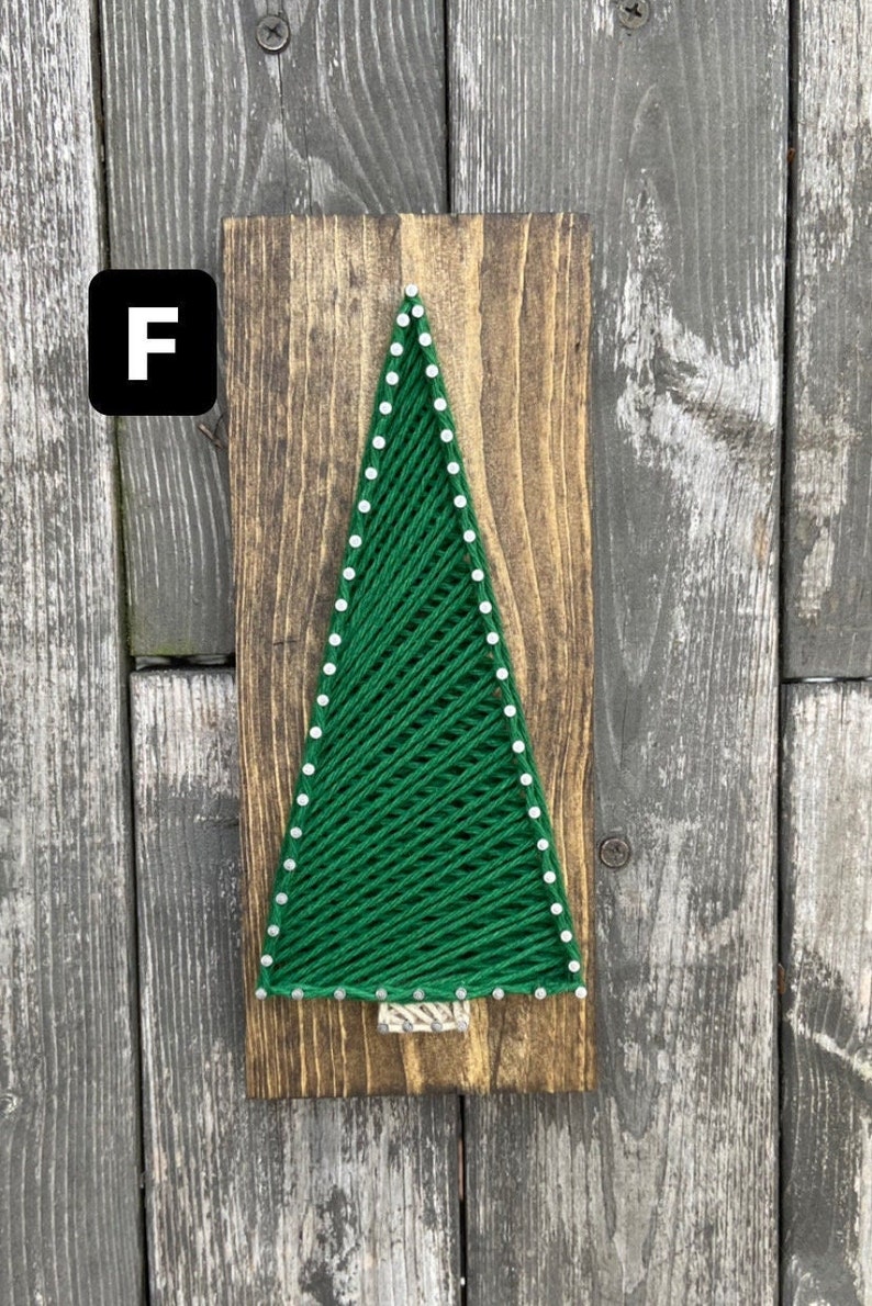 Christmas Trees Tree String Art Christmas Decor Tree Sign - Etsy