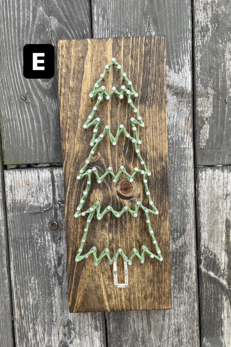 Christmas Trees, Tree String Art, Christmas Decor, Tree Sign, Christmas ...