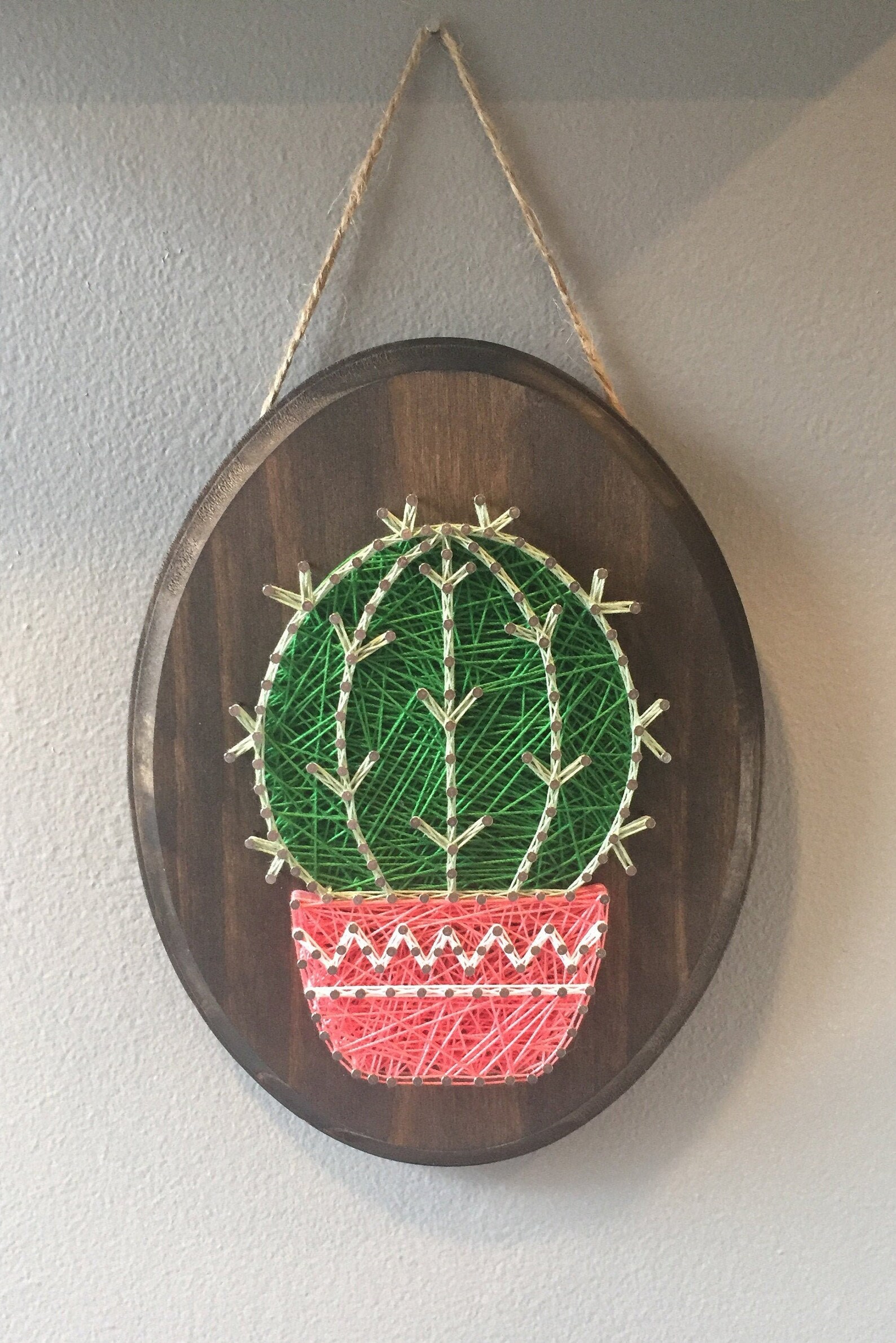 Cactus String Art Cactus Decor String Art Cactus Sign | Etsy Canada