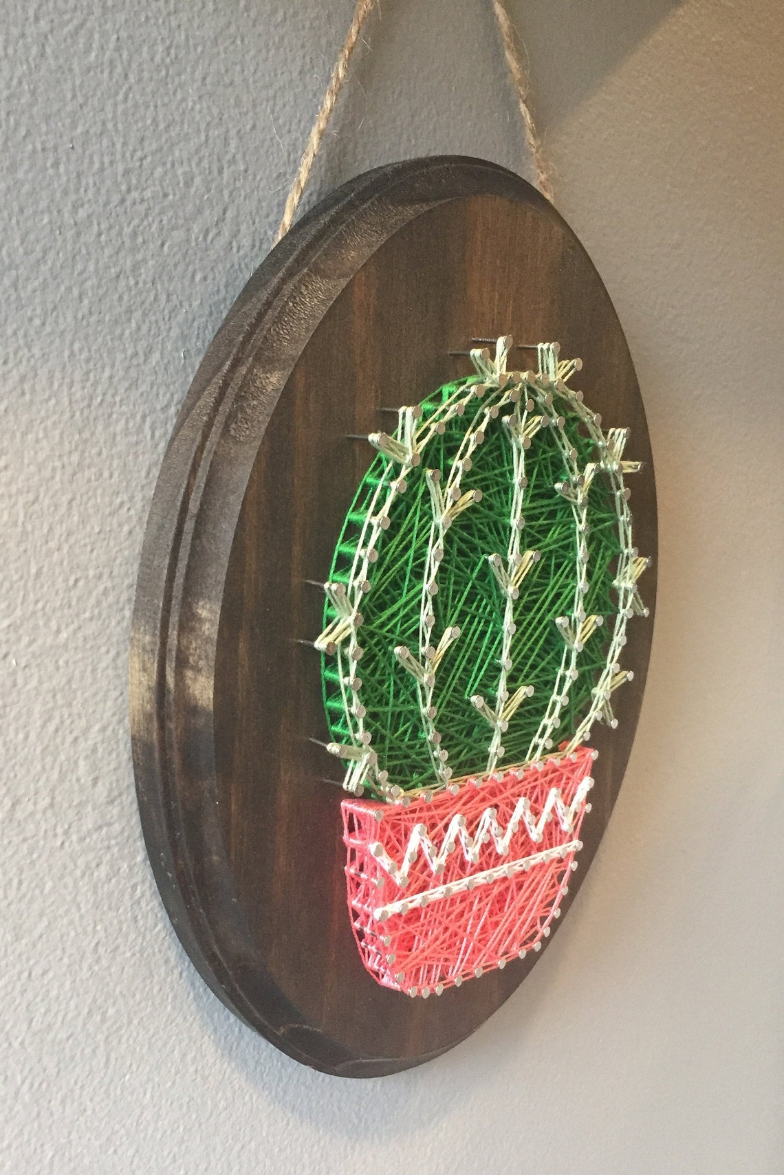 Cactus String Art Cactus Decor String Art Cactus Sign | Etsy Canada