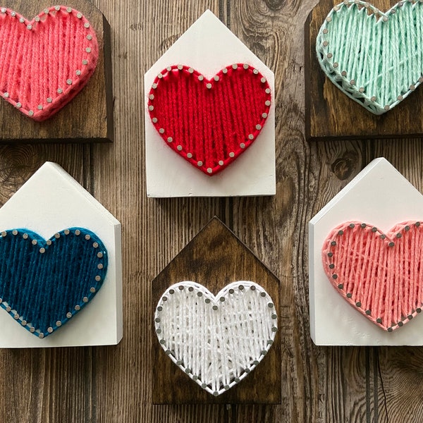 Heart String Art - Etsy