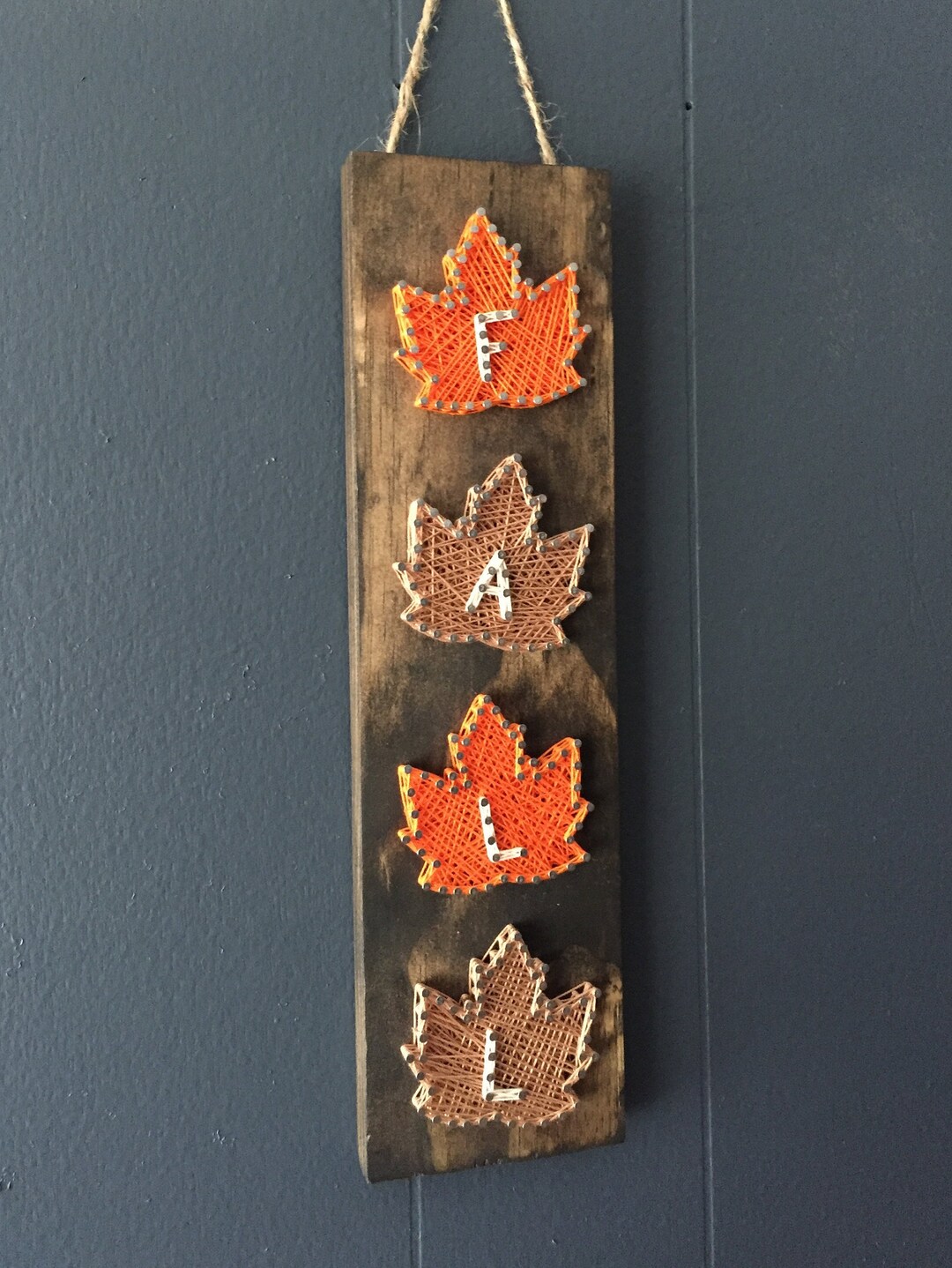 Fall String Art Fall Leaves String Art Maple Leaves Fall - Etsy