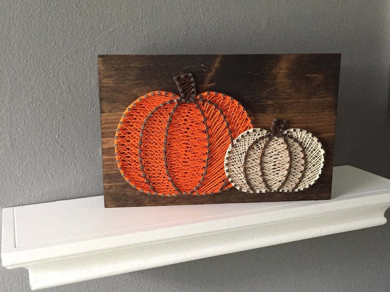 Pumpkin String Art Fall Decor Halloween String Art Fall - Etsy