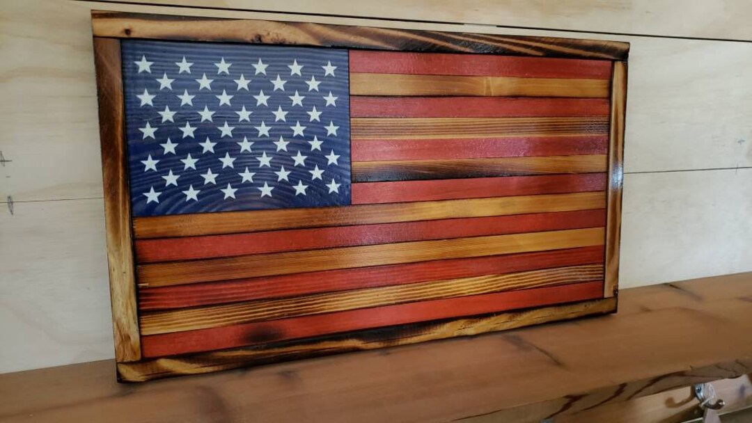 Rustic Wood Flag - Etsy