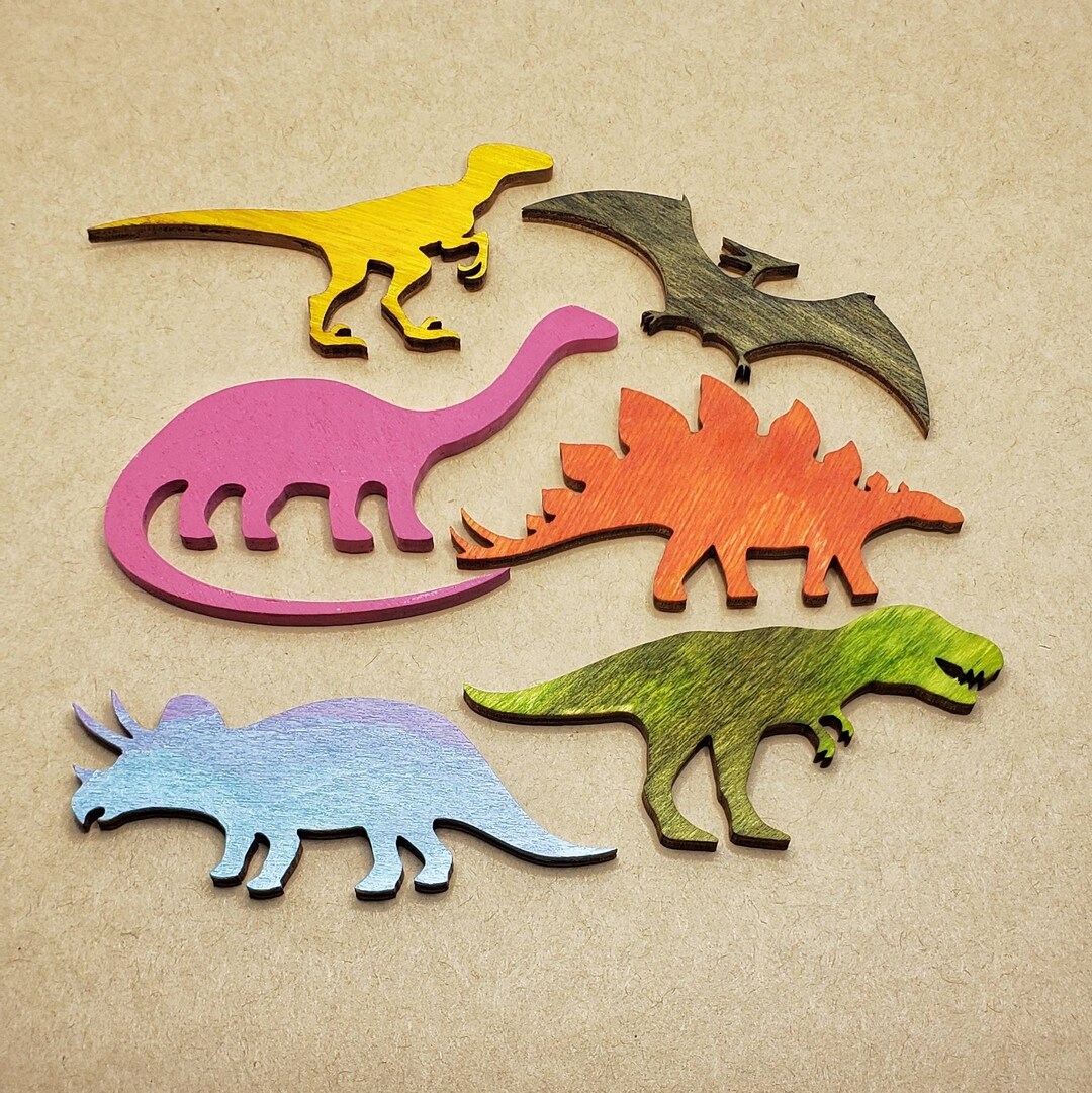 Dinosaur Magnets: T-rex, Stegosaurus, Pterodactyl, Brontosaurus. You ...