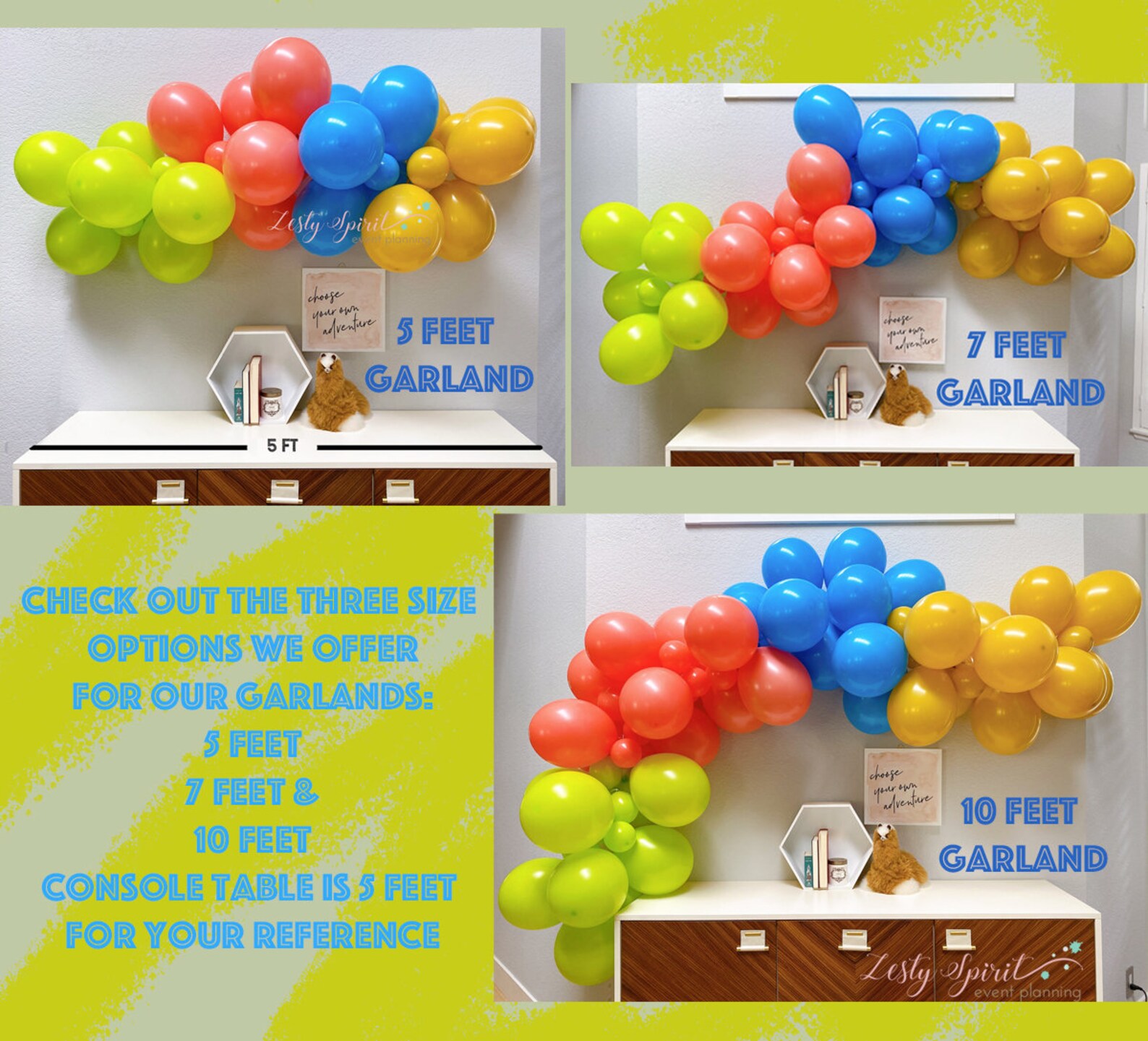 Balloon Arch Brick Orange, Mustard Yellow, Blue Balloon DIY Balloon ...